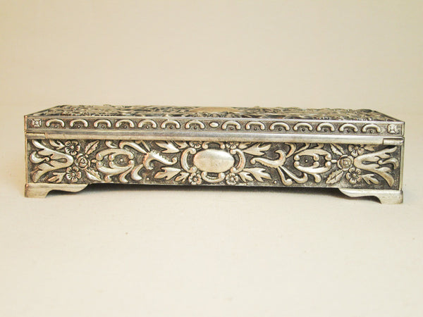 Sadie's silver plated stash box - Antares Furnishings